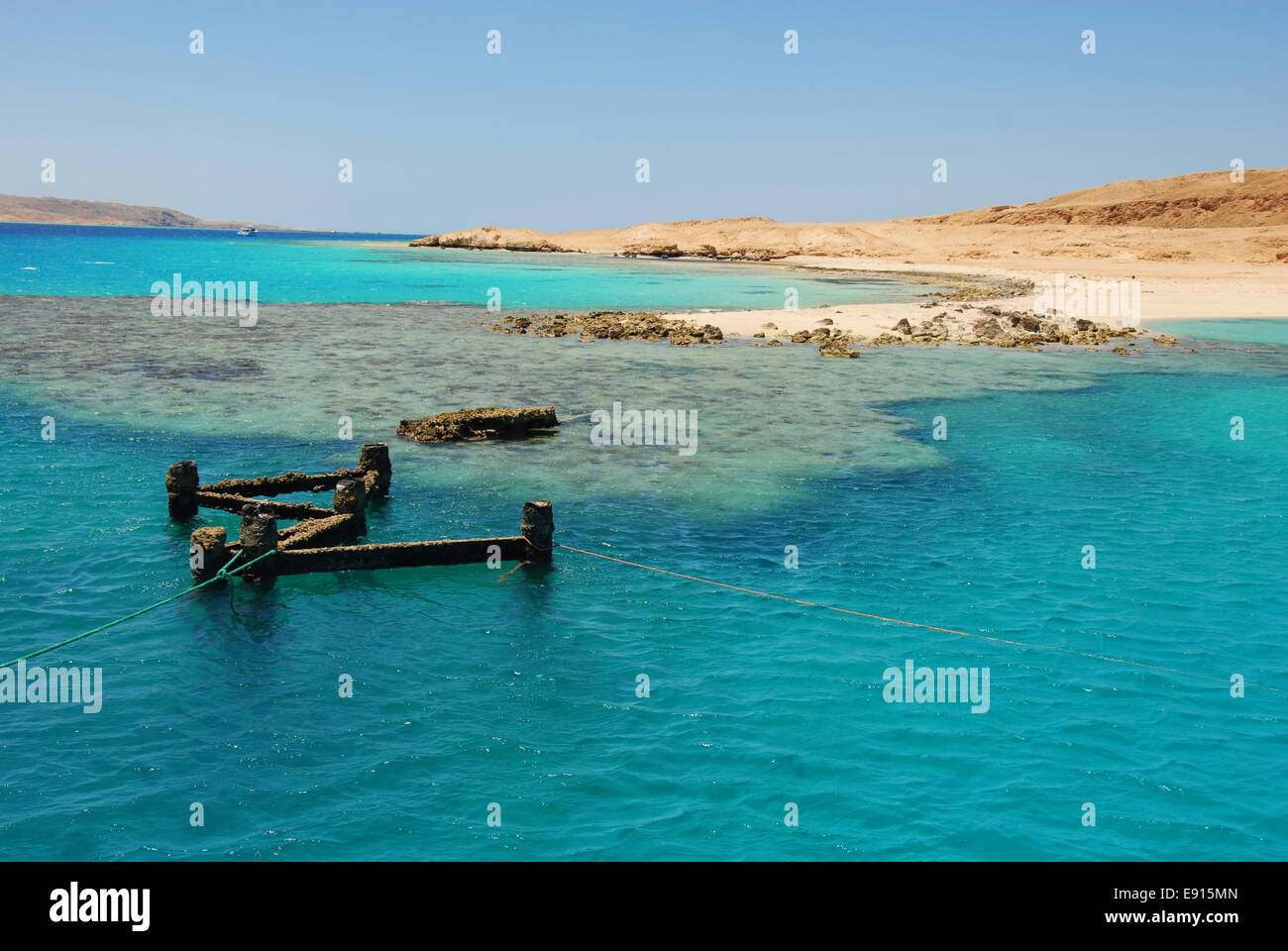 Blue sea Egypt Stock Photo - Alamy