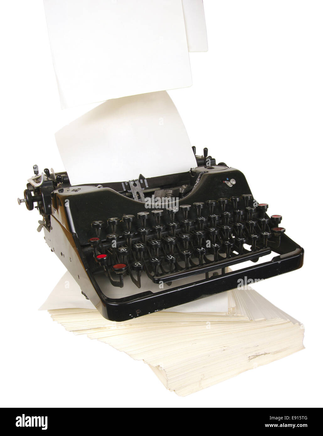 Black typewriter Cut Out Stock Images & Pictures - Alamy