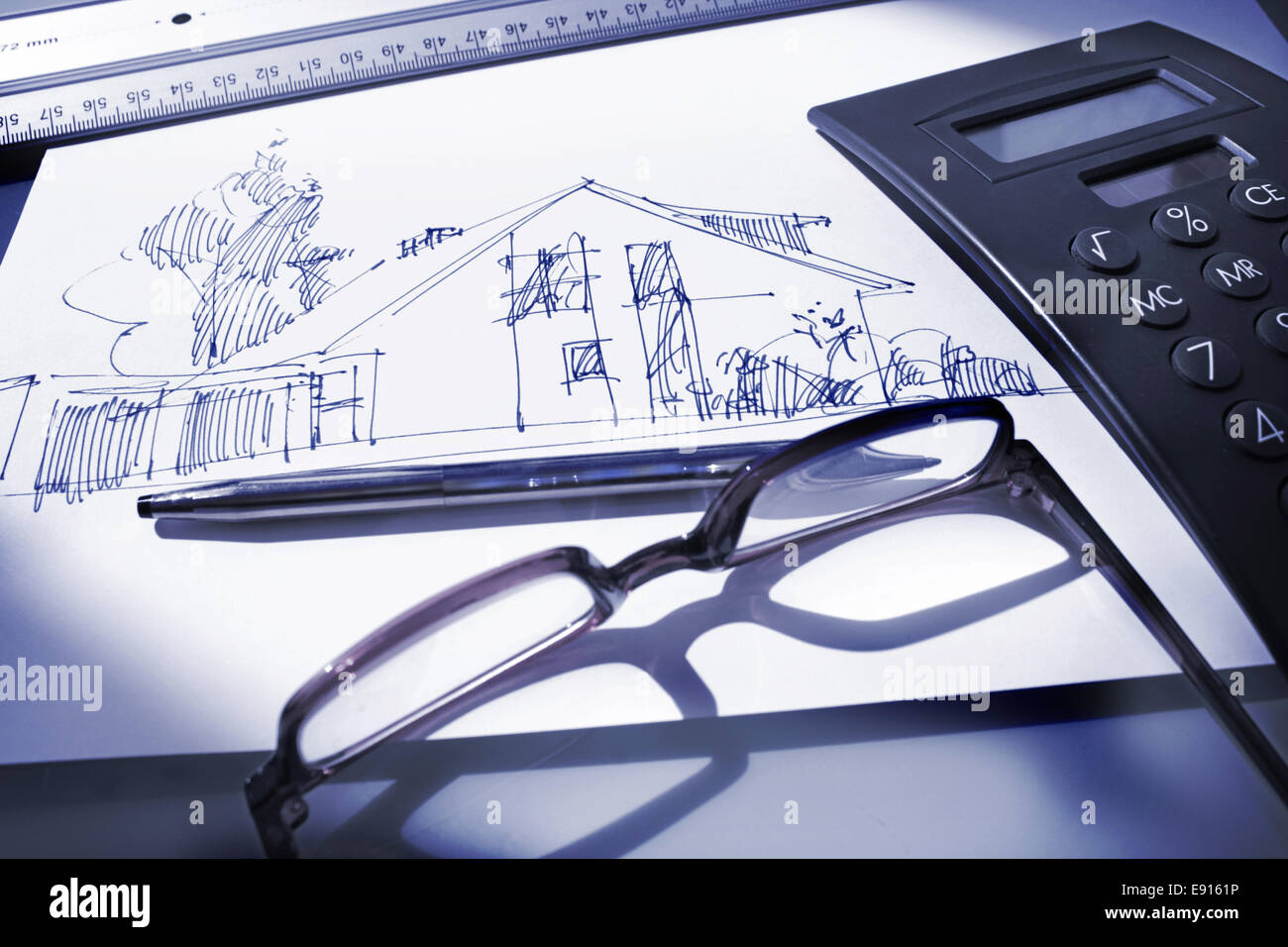 Architektur planning hi-res stock photography and images - Alamy