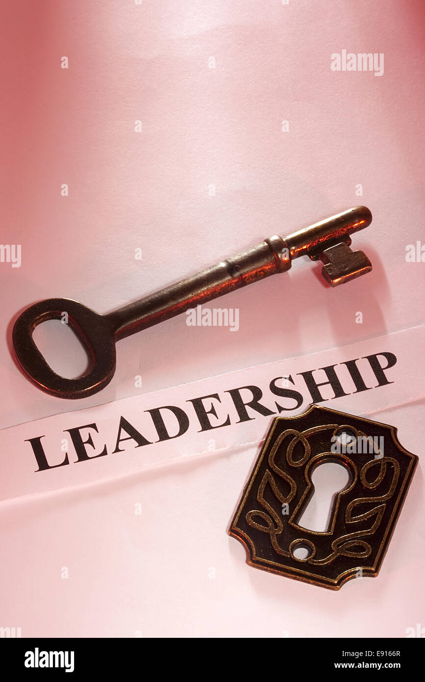 Key to Leadership Stock Photo - Alamy
