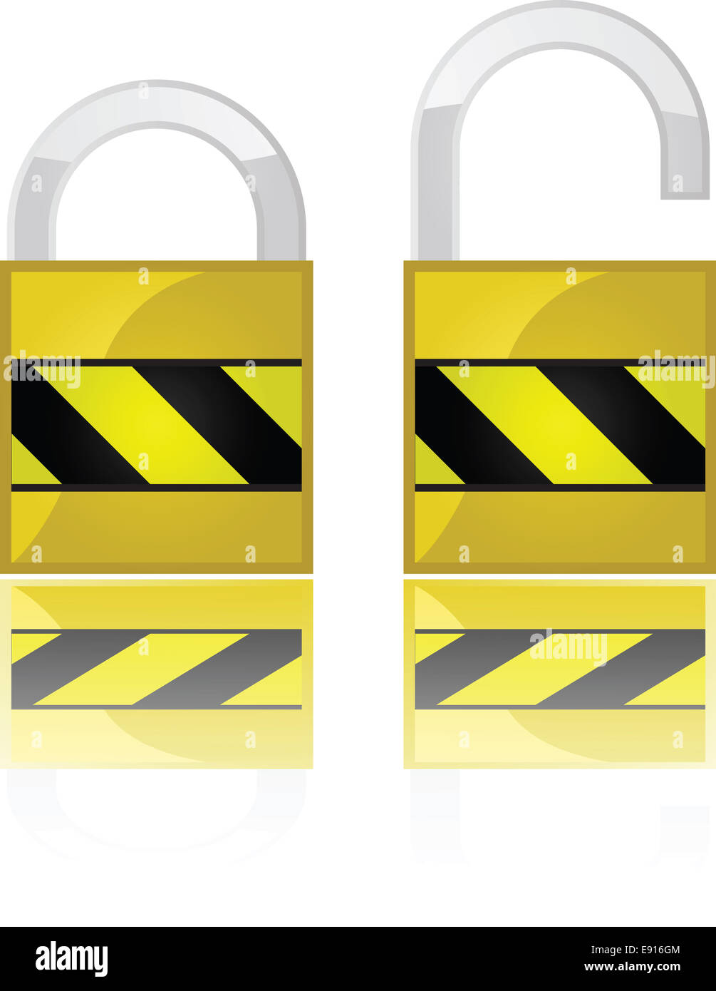 Padlocks open hi-res stock photography and images - Alamy