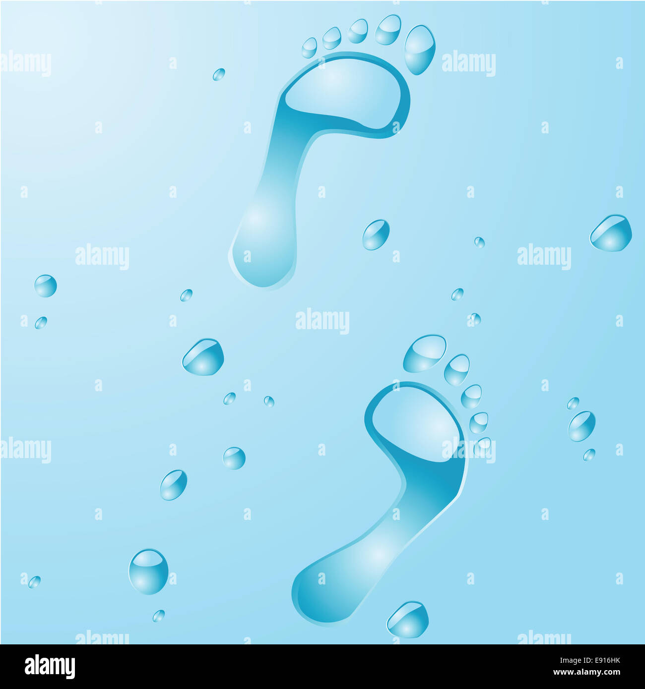 Water footprint hi-res stock photography and images - Alamy