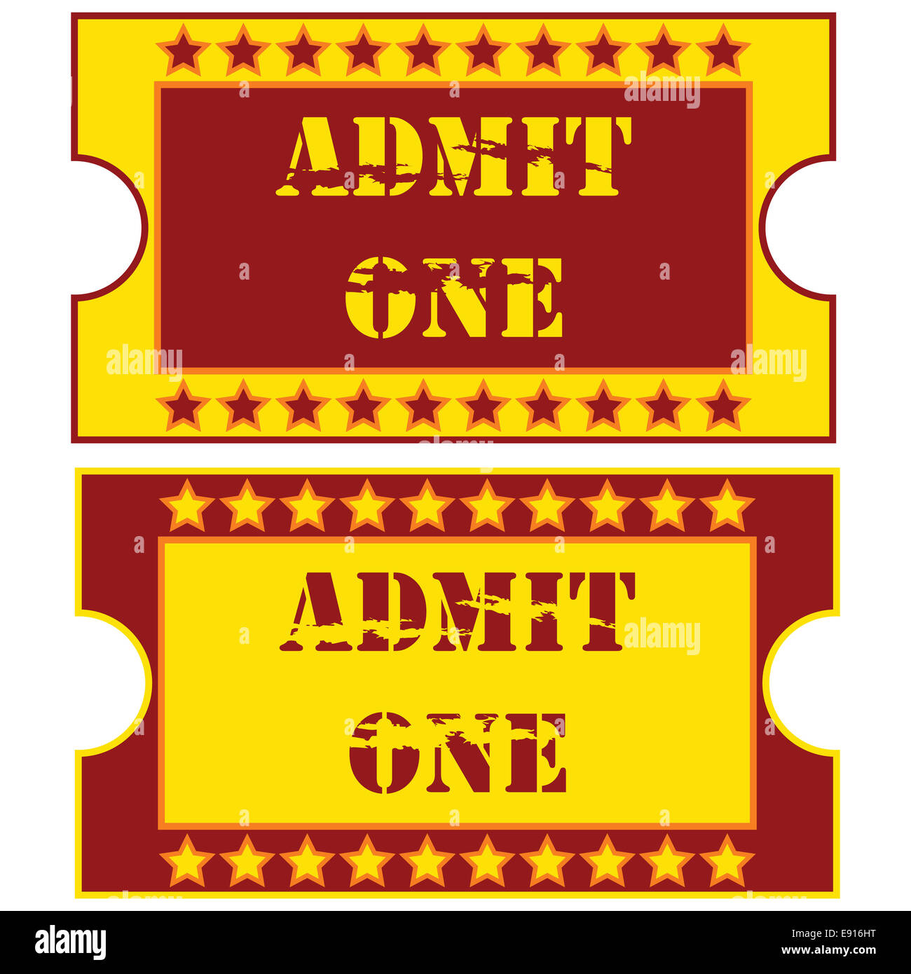 Vintage concert tickets hi-res stock photography and images - Alamy