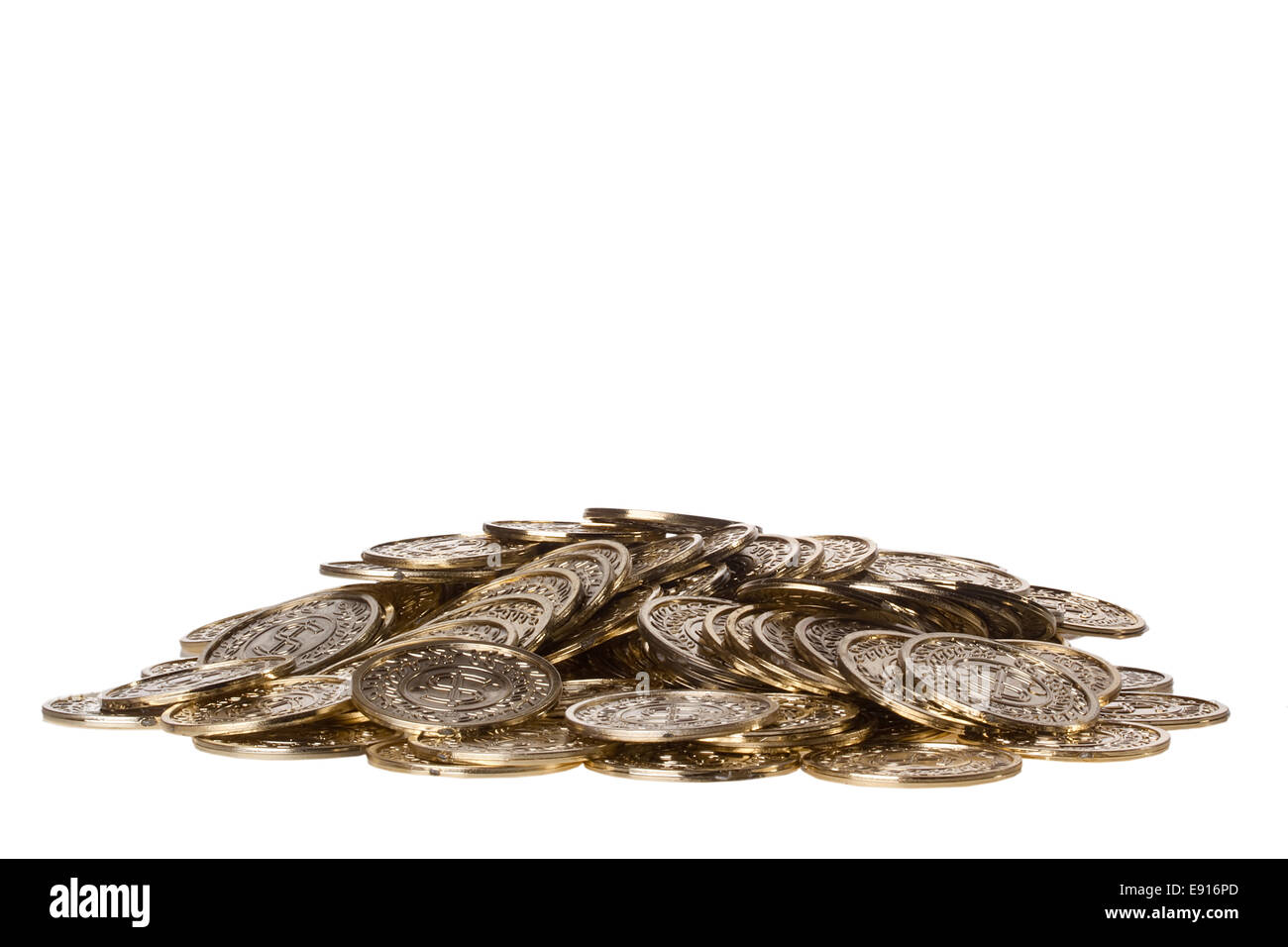 Pile of Coins Stock Photo - Alamy