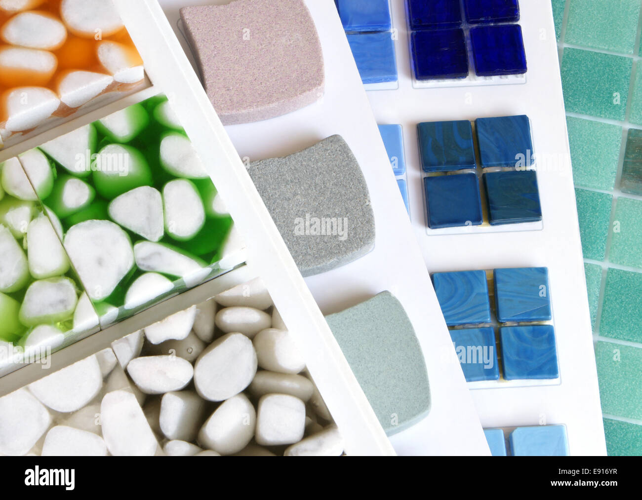 Collection ceramic tile Stock Photo - Alamy