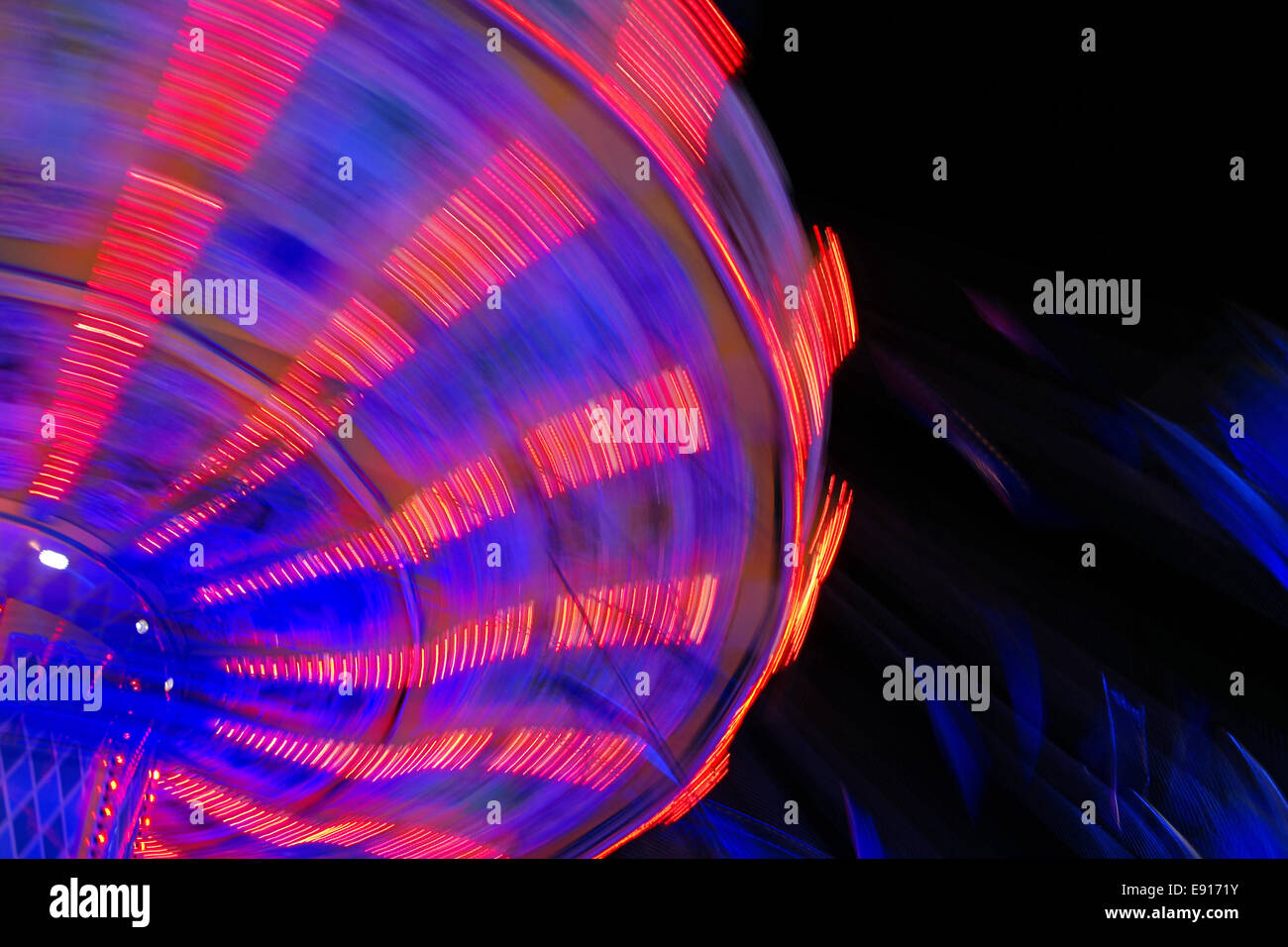 merry-go-round at night Stock Photo - Alamy