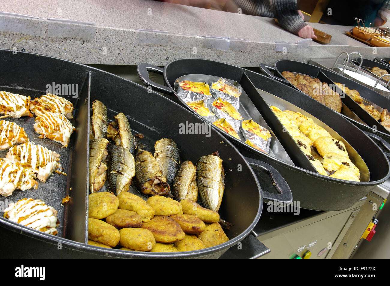 The fried food Stock Photo - Alamy
