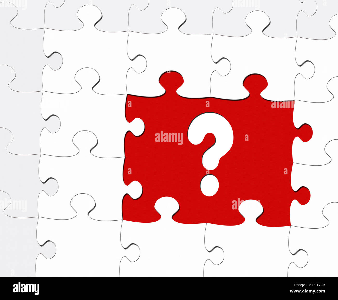 Question Mark red Stock Photo - Alamy