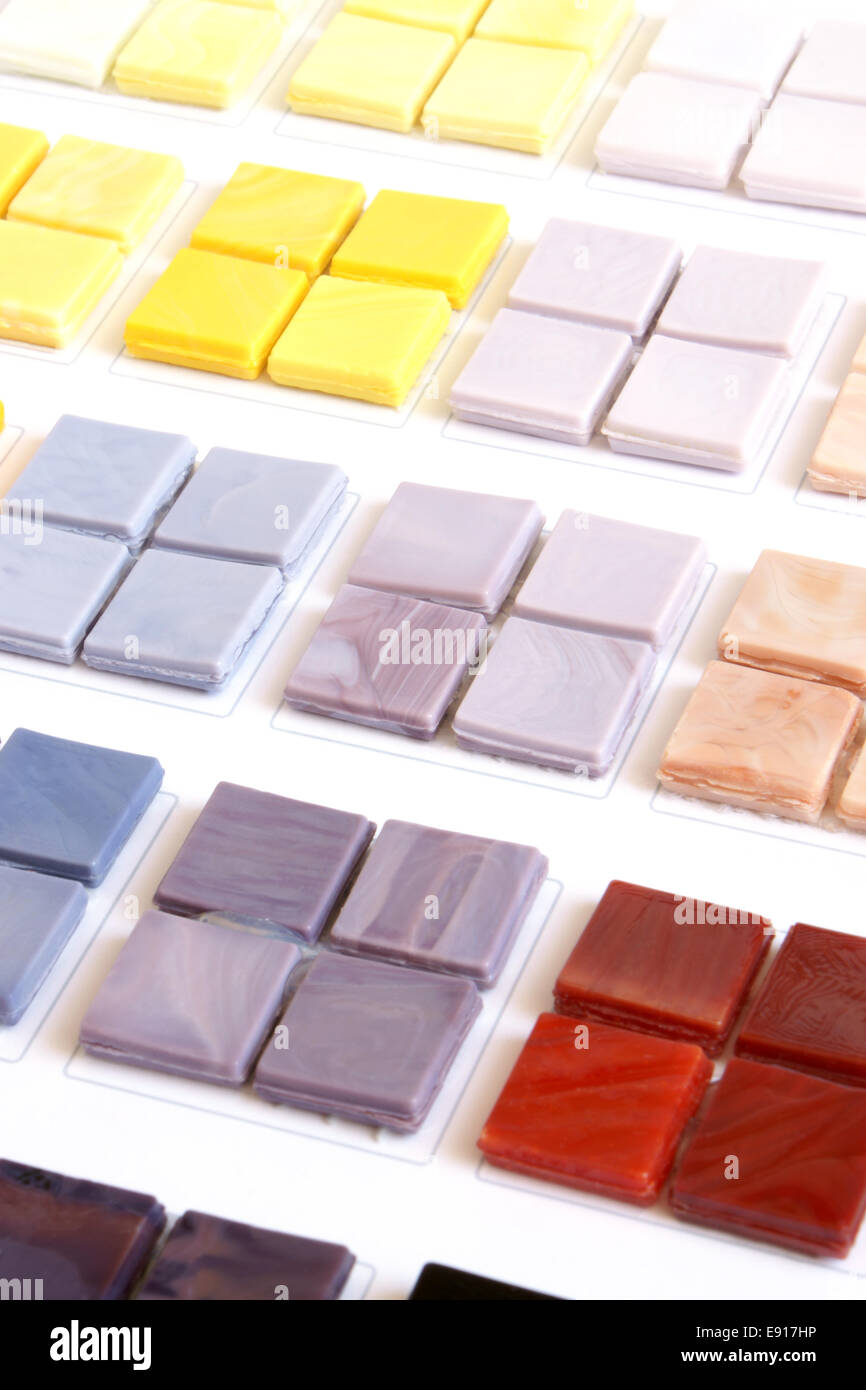 Collection ceramic tile Stock Photo - Alamy