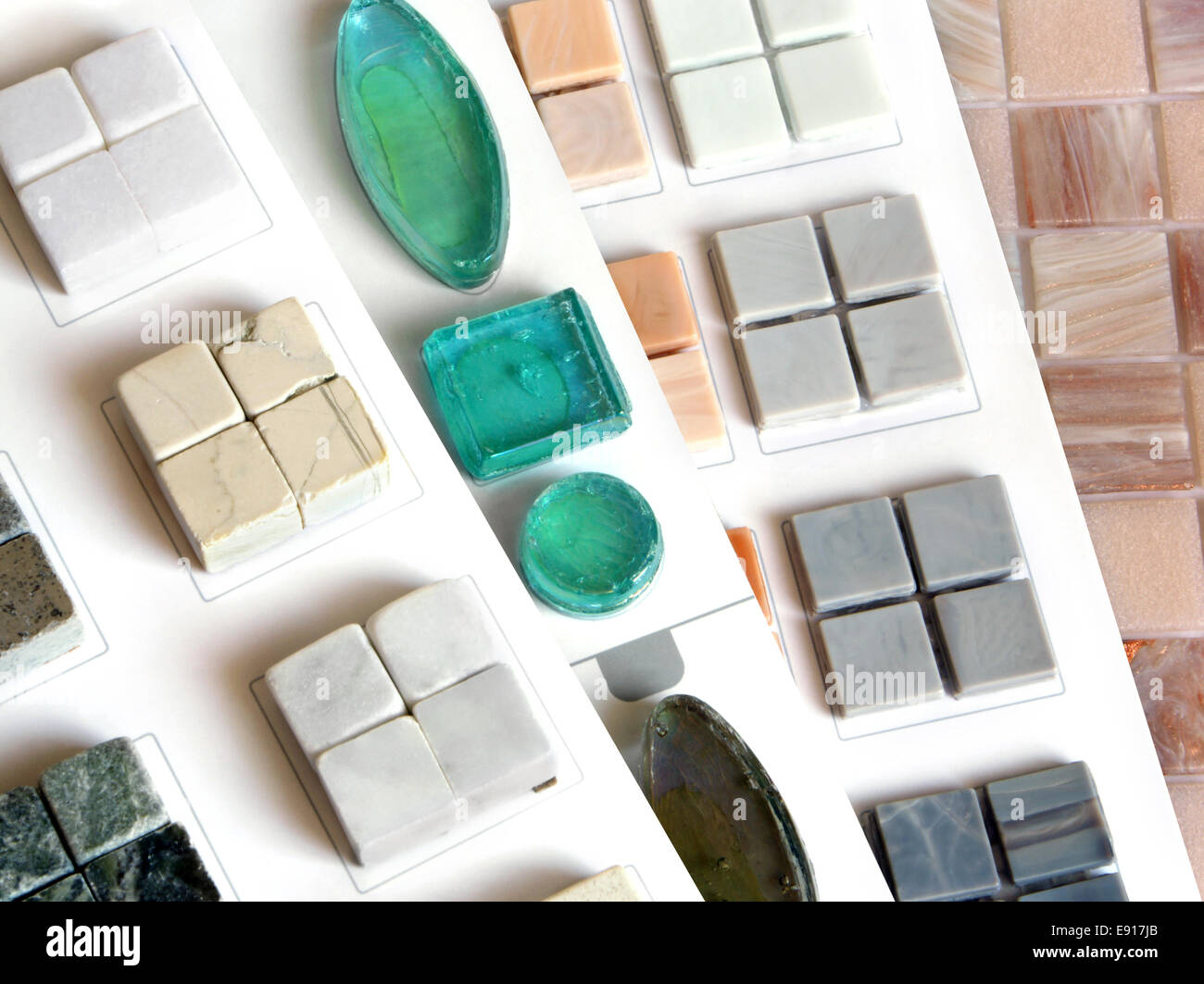 Collection ceramic tile Stock Photo - Alamy