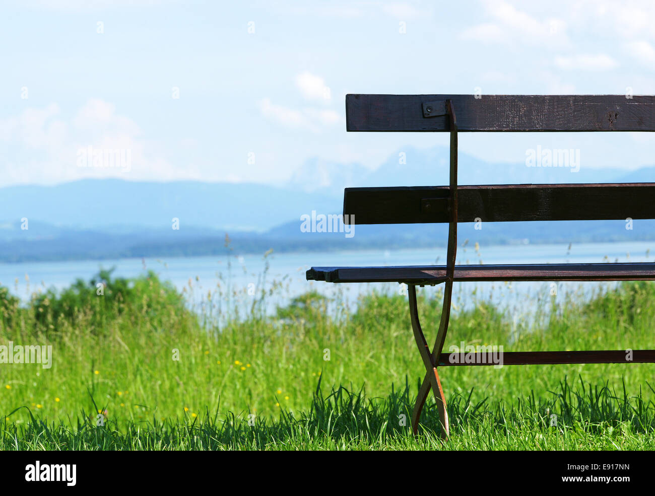 Beautiful View at the Lake Stock Photo - Alamy