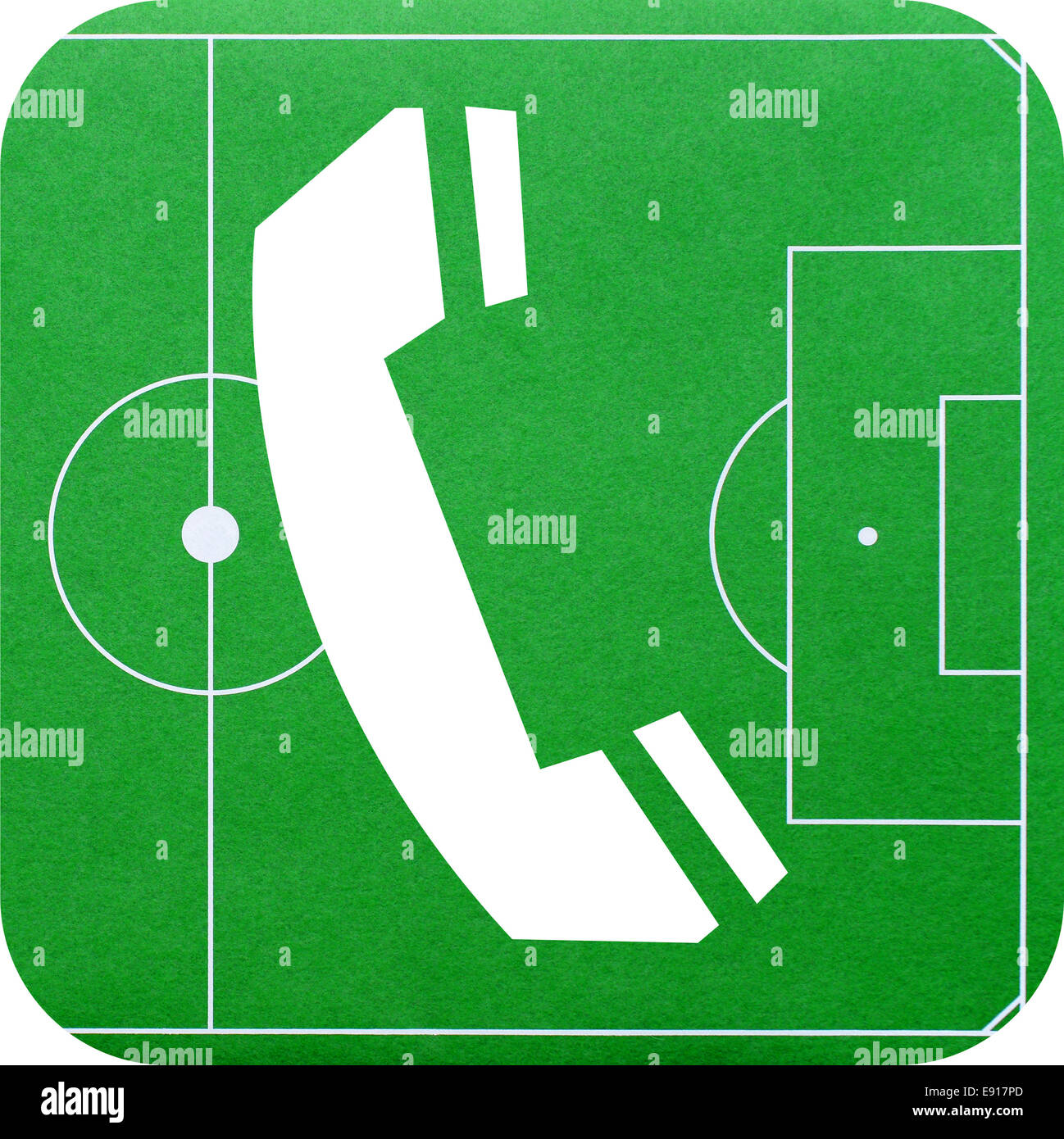 Soccer Telephone Stock Photo - Alamy