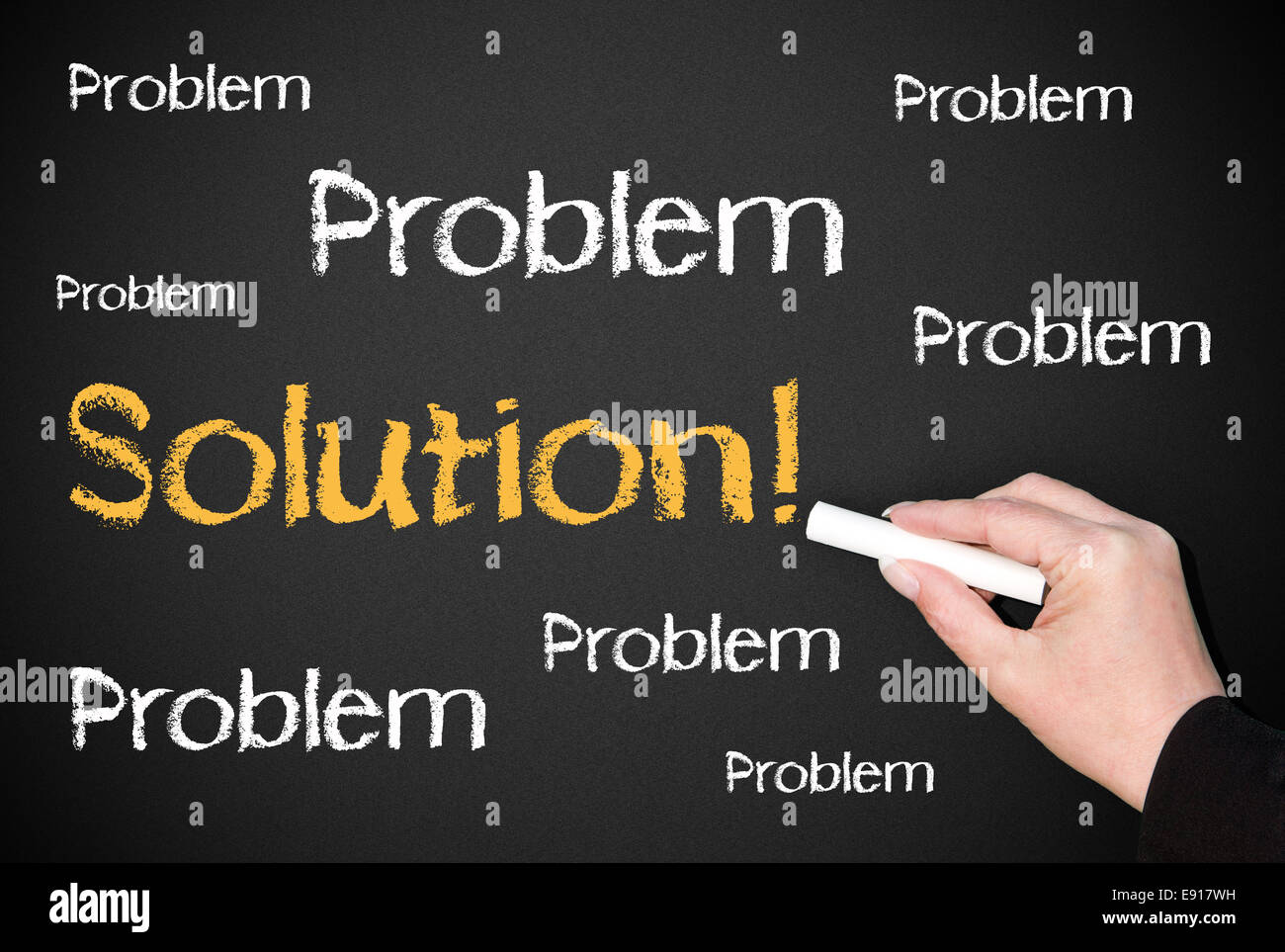 Problem Solution - Business Concept Stock Photo - Alamy