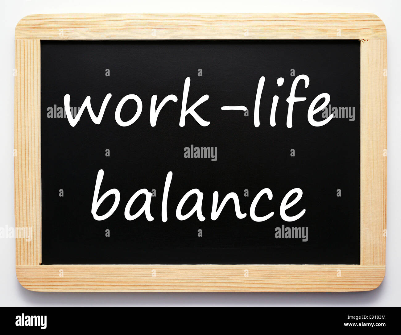 work-life balance - Concept Sign Stock Photo - Alamy