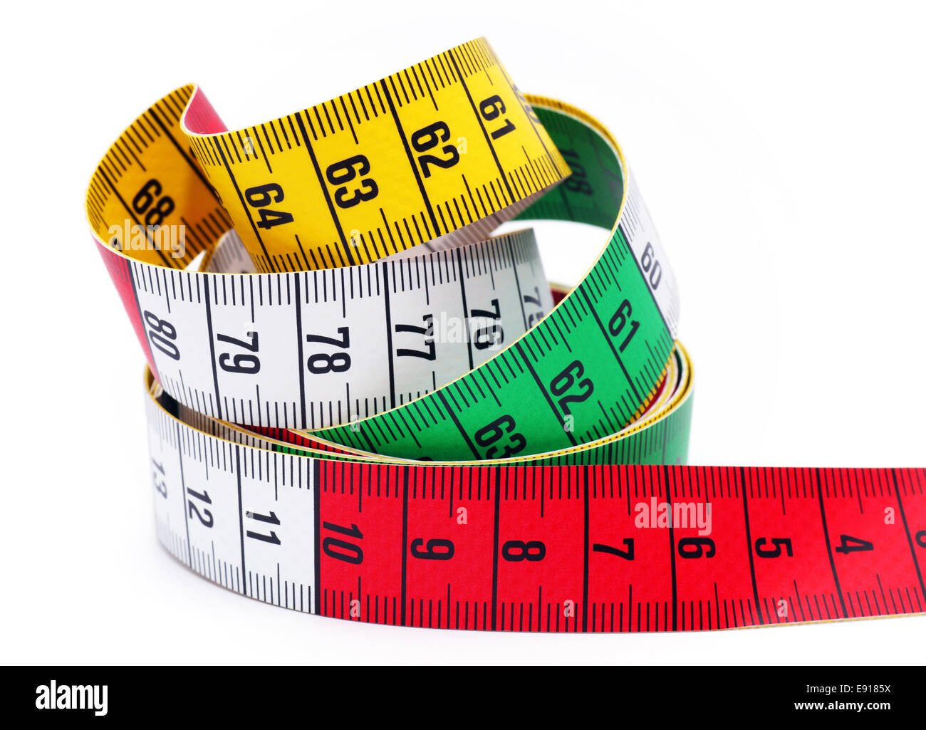 Measuring Tape Close-up Stock Photo - Alamy