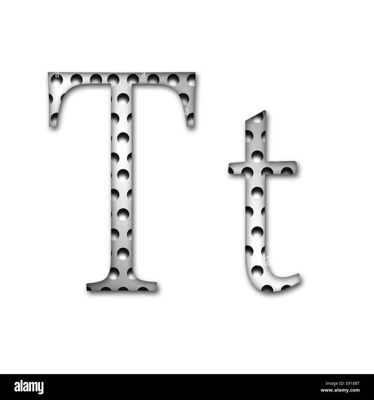 Metal letter t hi-res stock photography and images - Alamy