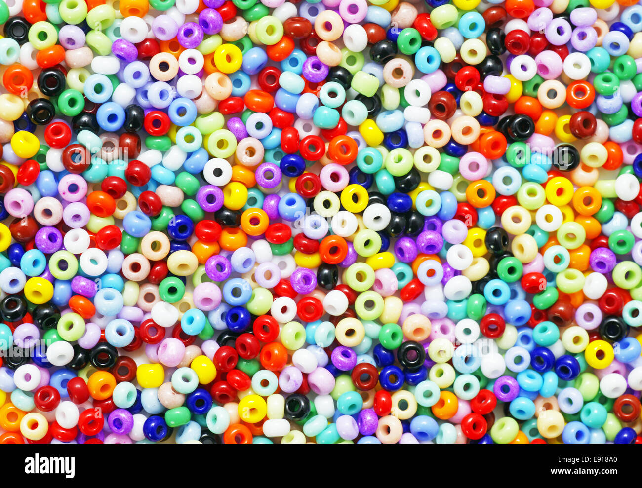 Colorful Pearls close-up Stock Photo - Alamy