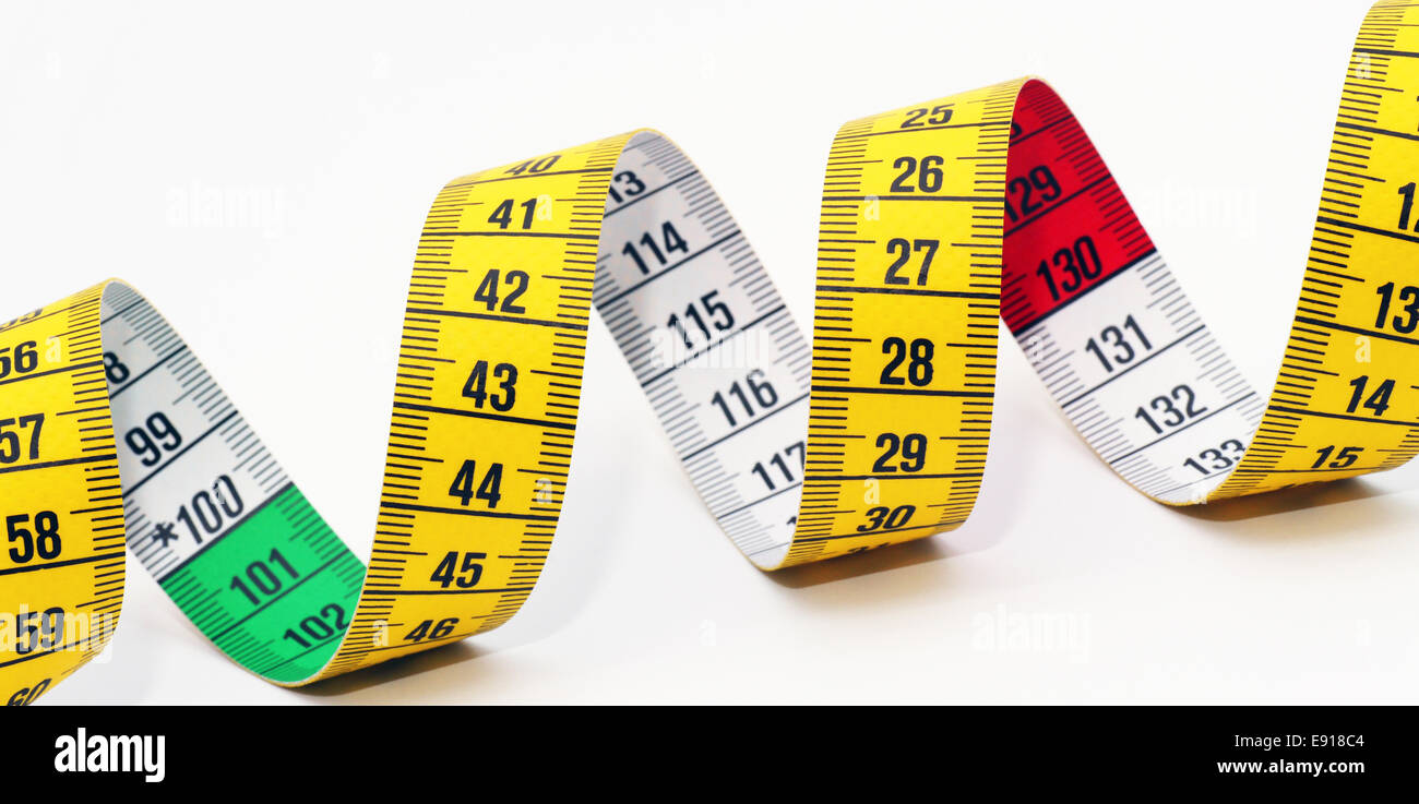 Tape Measure Close-up Stock Photo - Alamy