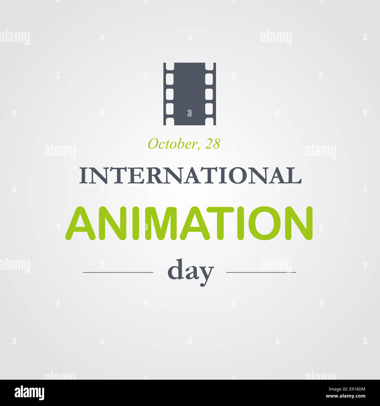 World animation day, October, 28 Stock Photo - Alamy