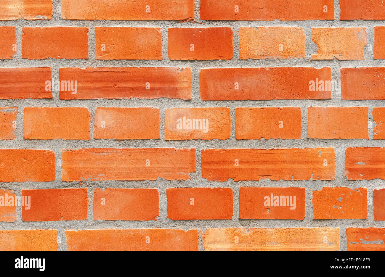 Orange Brick Wall Stock Photo - Alamy