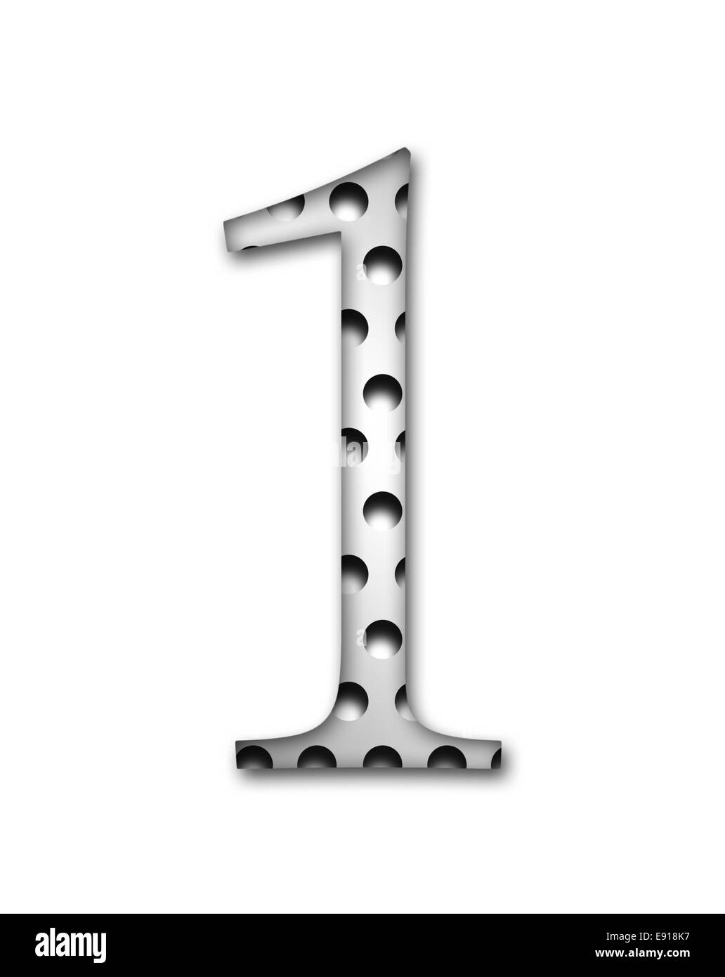 Metal number 1 hi-res stock photography and images - Alamy