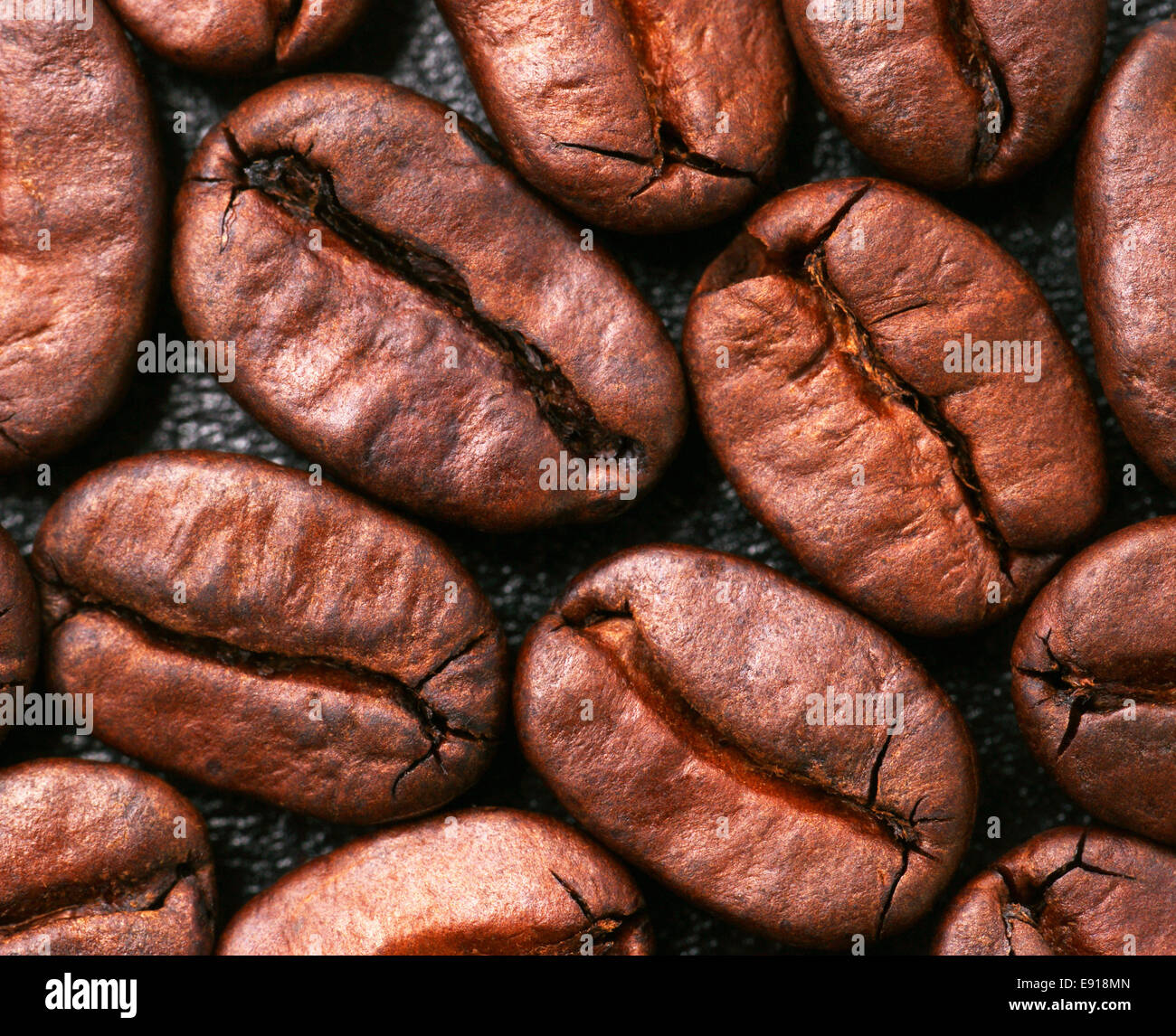 Coffee Beans Close-up Stock Photo - Alamy