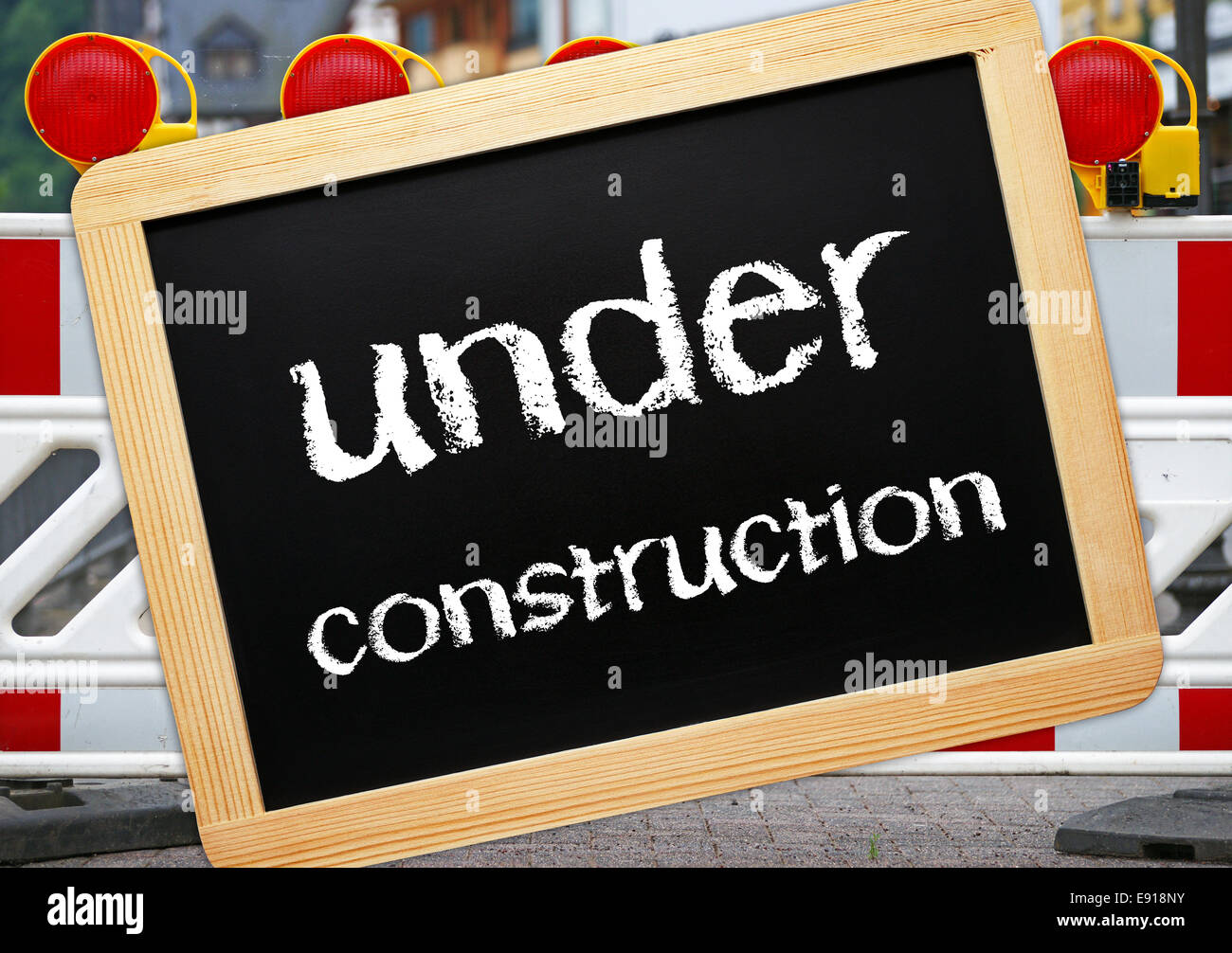 under construction - Work Business Concept Stock Photo - Alamy