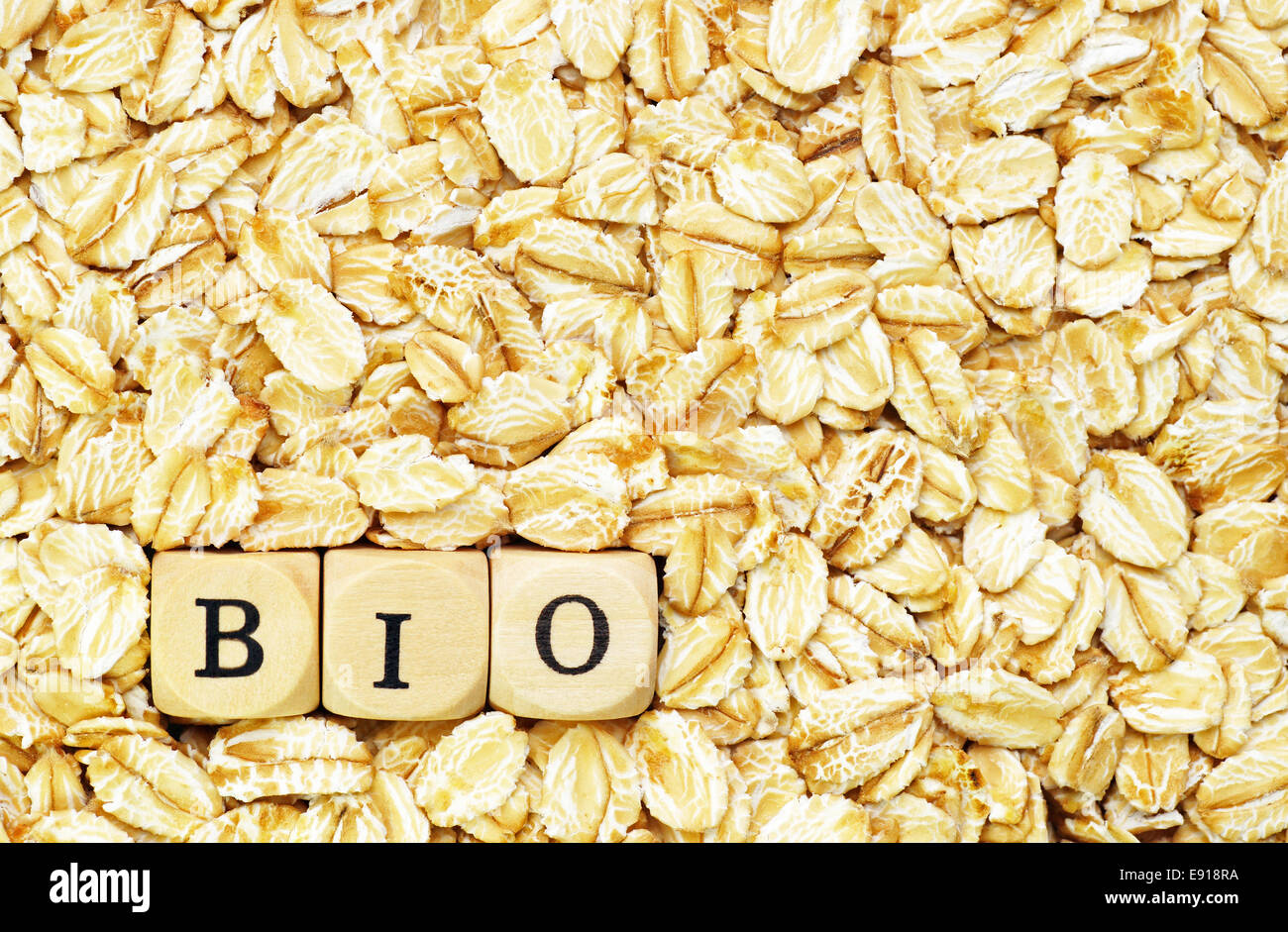 Rolled Oats Close-up Stock Photo - Alamy