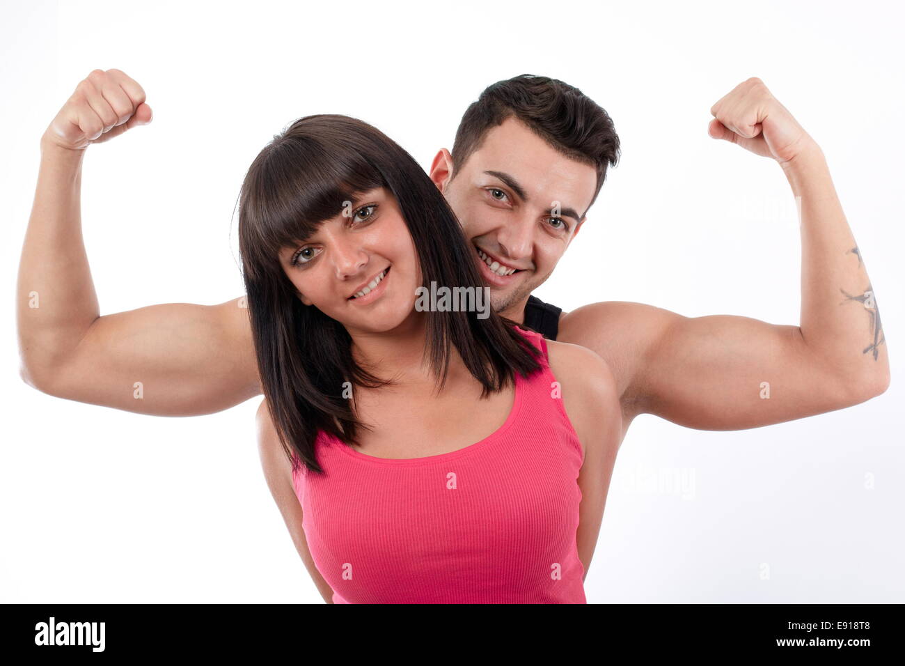 Woman stronger than man hi-res stock photography and images - Alamy