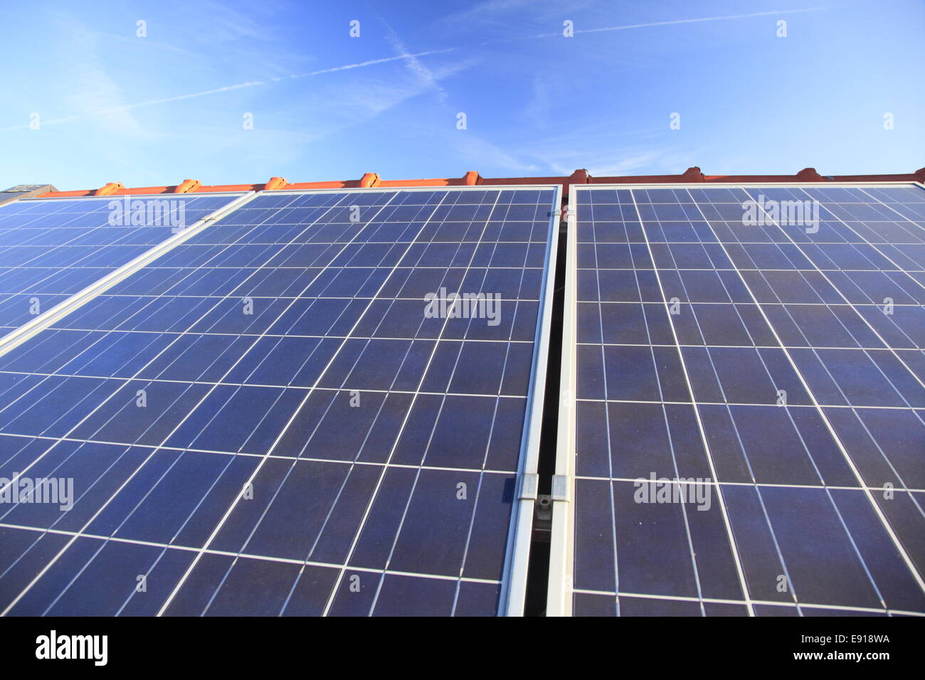 array of photovoltaics Stock Photo - Alamy