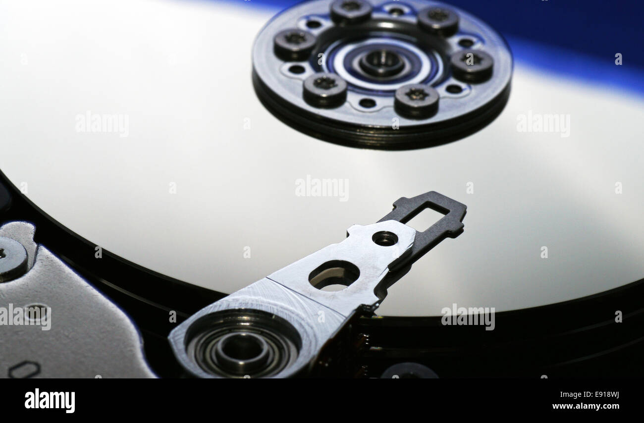 Hard Drive close-up Stock Photo - Alamy