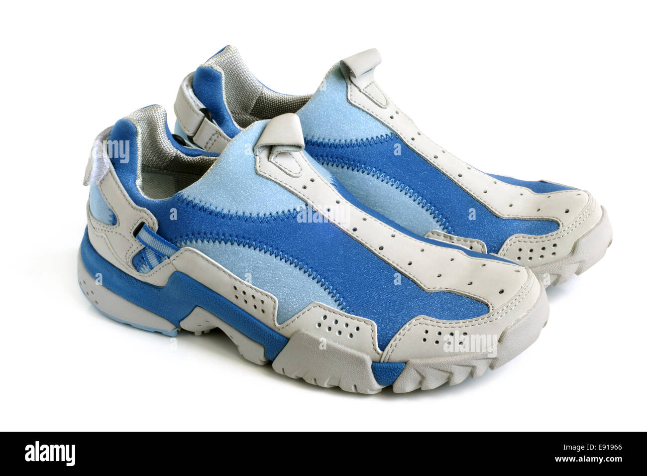 Grey sport shoes with white sole hi-res stock photography and images ...