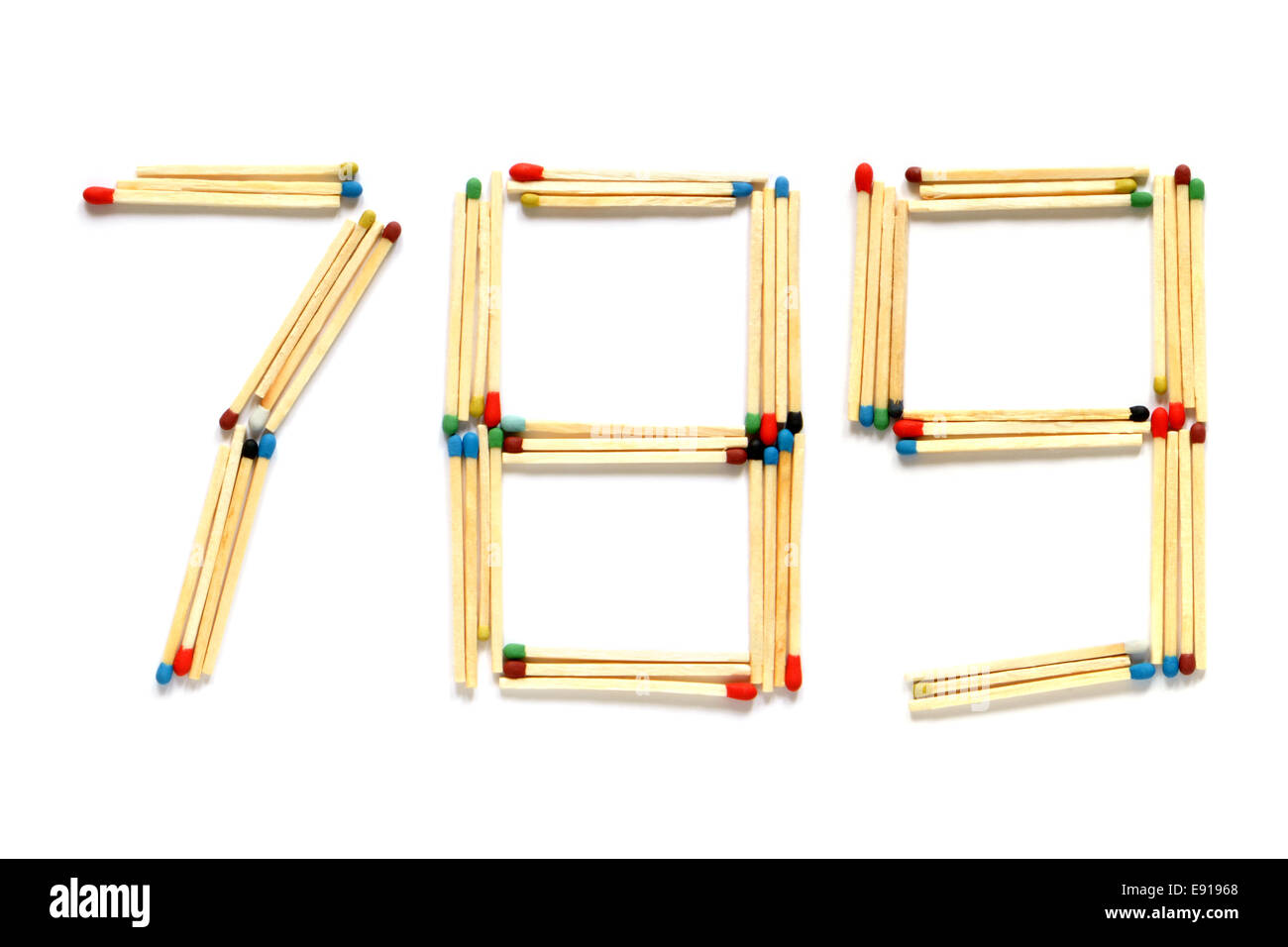 Match the numbers hi-res stock photography and images - Alamy