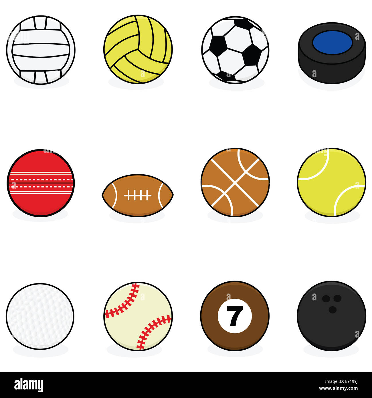 Cartoon drawing balls hi-res stock photography and images - Alamy