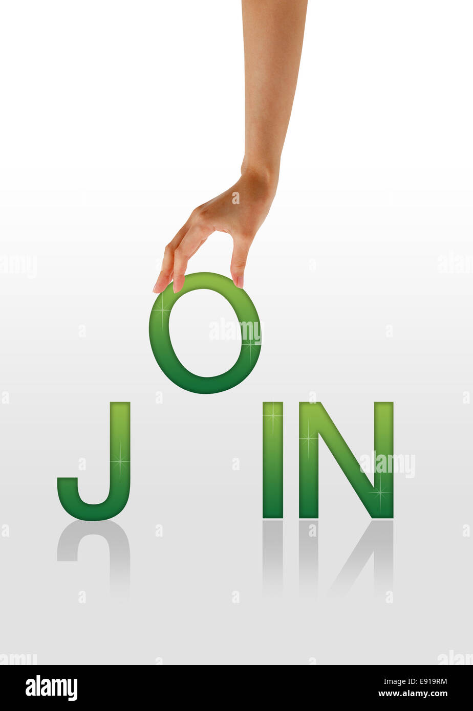 Join - Hand Stock Photo - Alamy