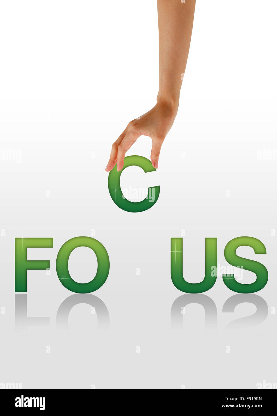 Focus - Hand Stock Photo - Alamy