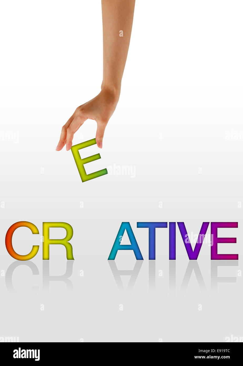 Creative - Hand Stock Photo - Alamy