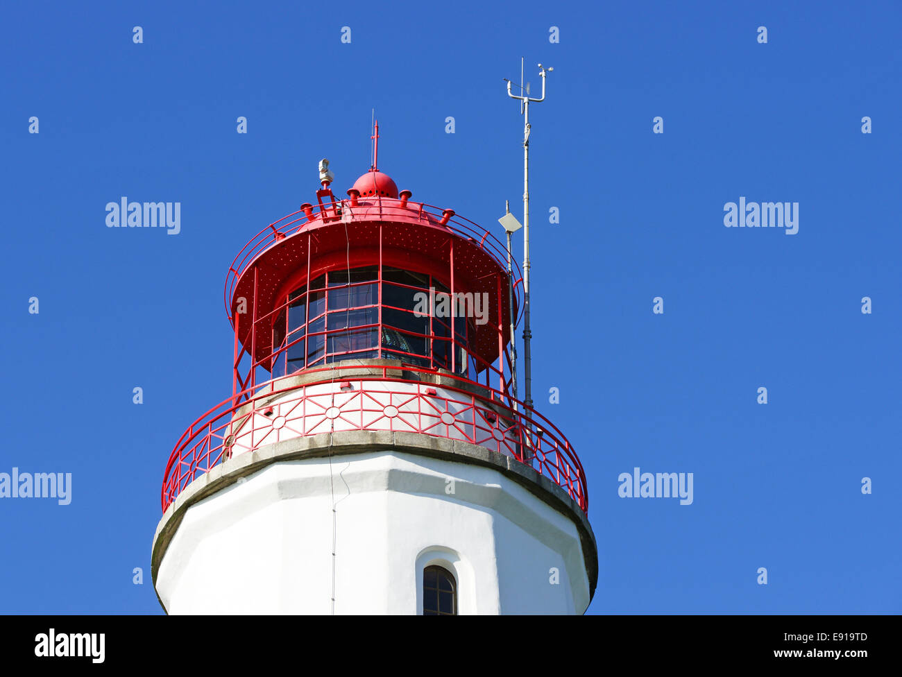 Lighthouse blue Sky Stock Photo - Alamy