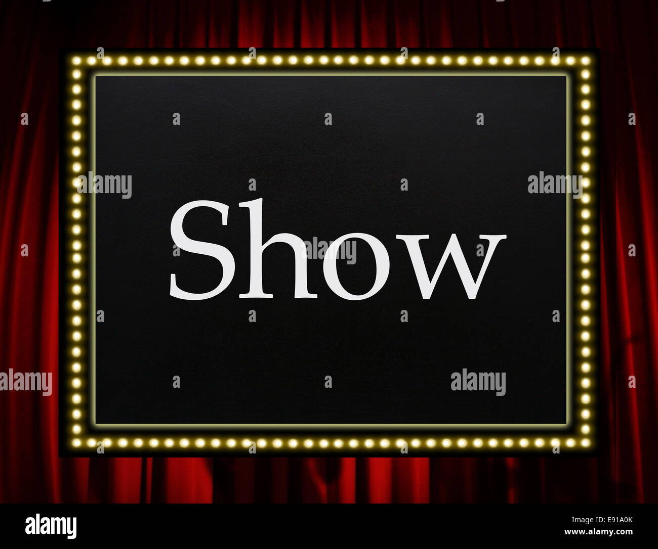 Show - Entertainment Concept Stock Photo - Alamy