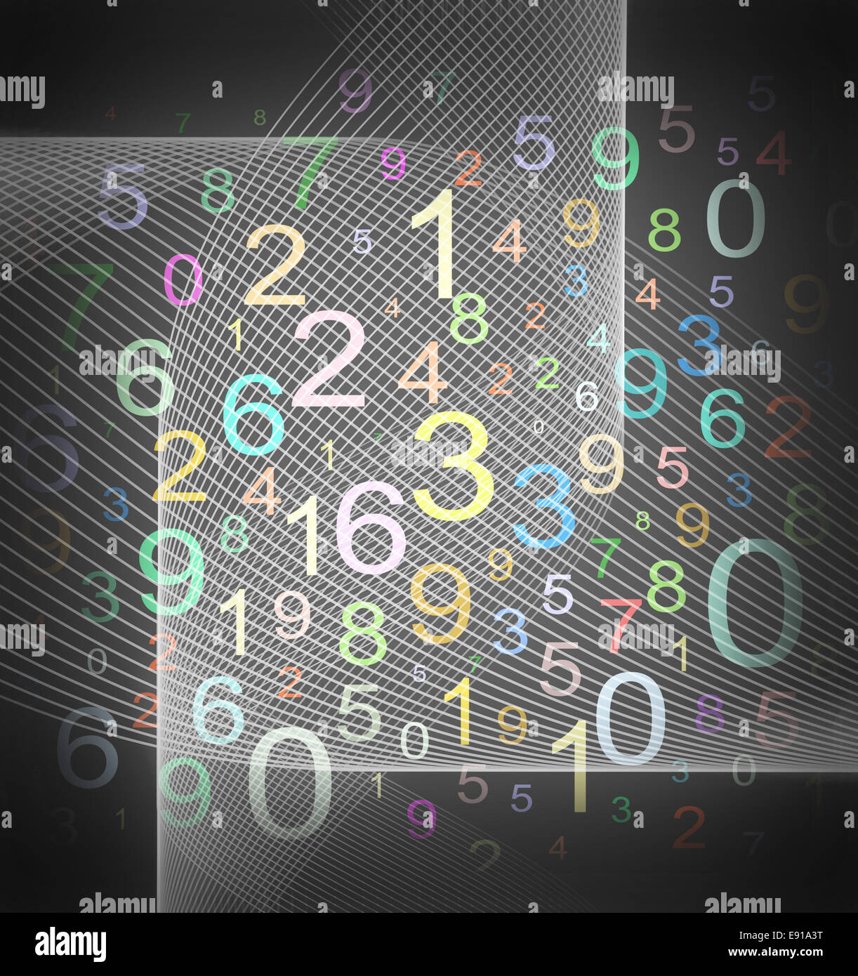 Numbers background hi-res stock photography and images - Alamy