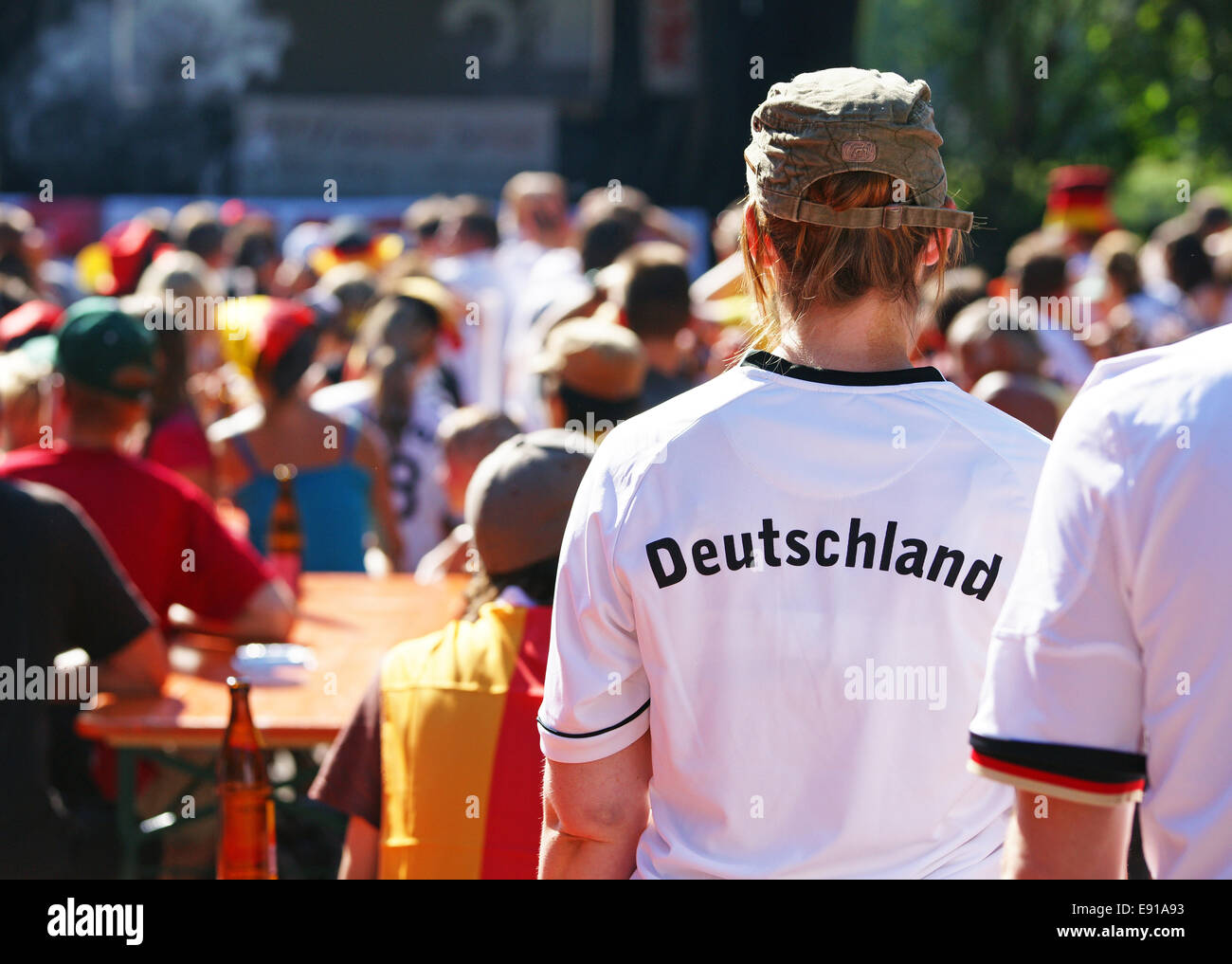 Public Viewing - German Fans Stock Photo - Alamy