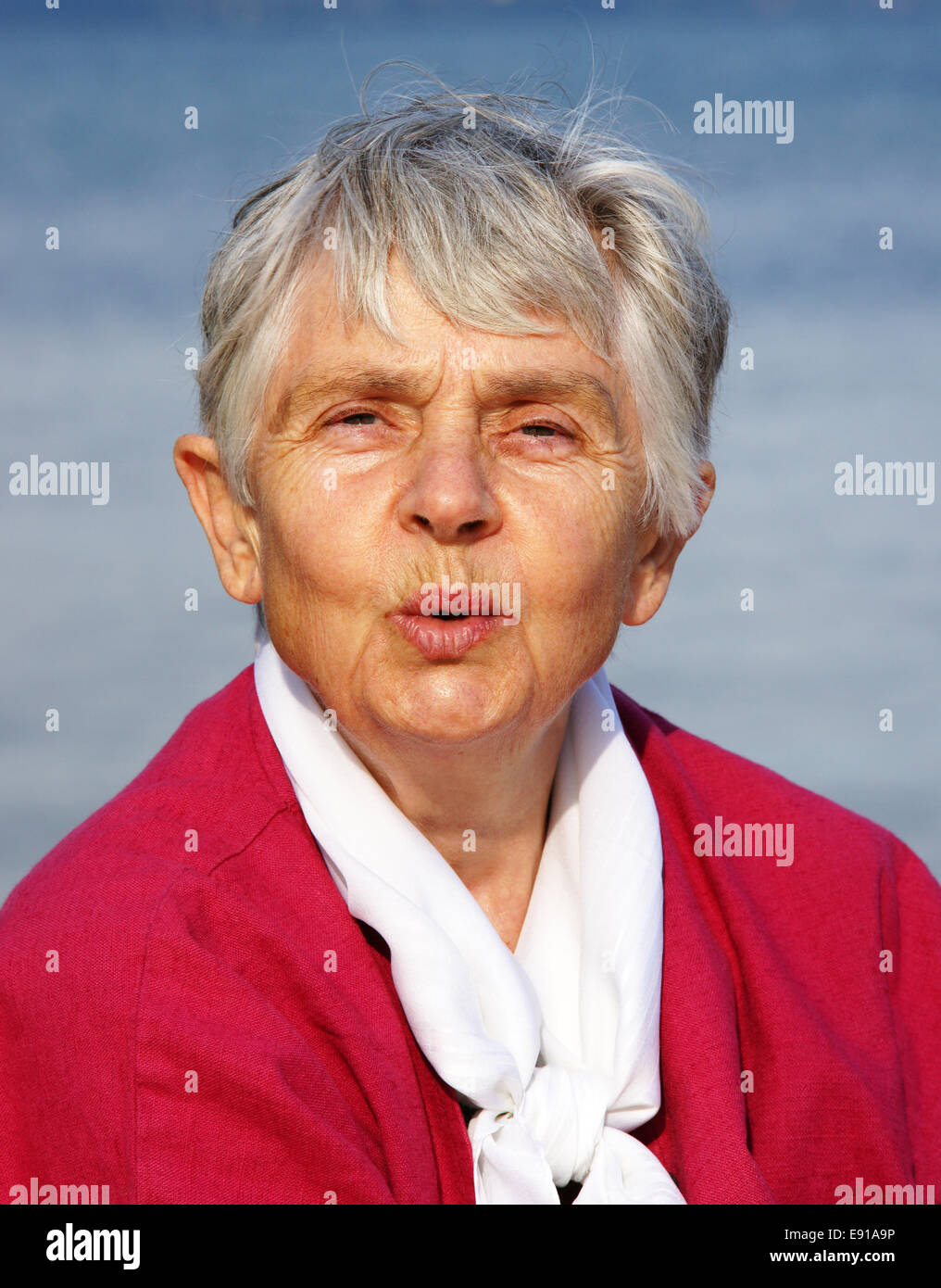 Portrait Senior Lady Stock Photo - Alamy Portrait Senior Lady Stock Photo - Alamy