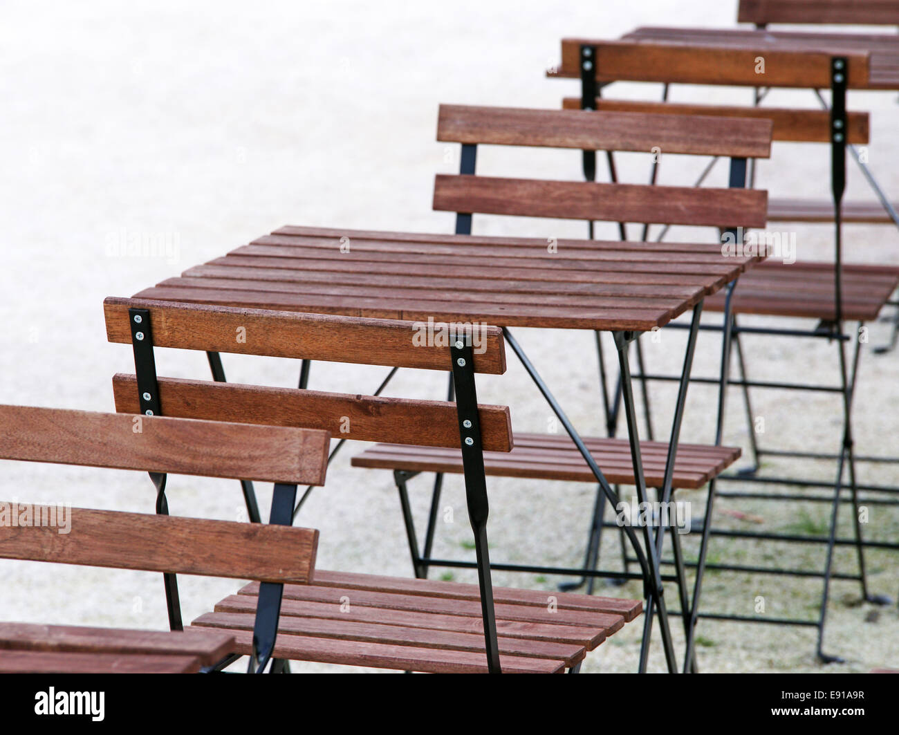 Seats and Tables - Restaurant Stock Photo - Alamy