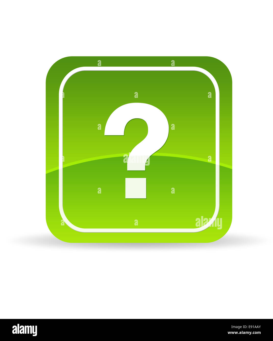Green Question Mark Icon