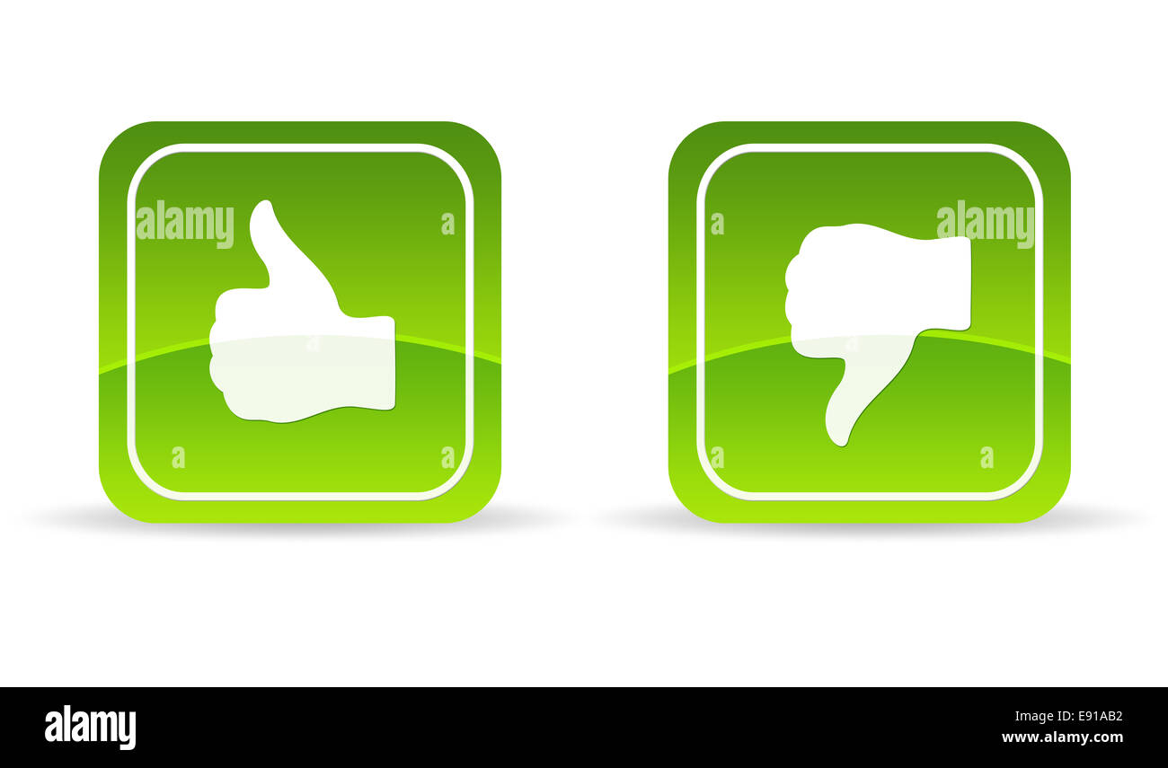 Thumbs up down icon hi-res stock photography and images - Alamy