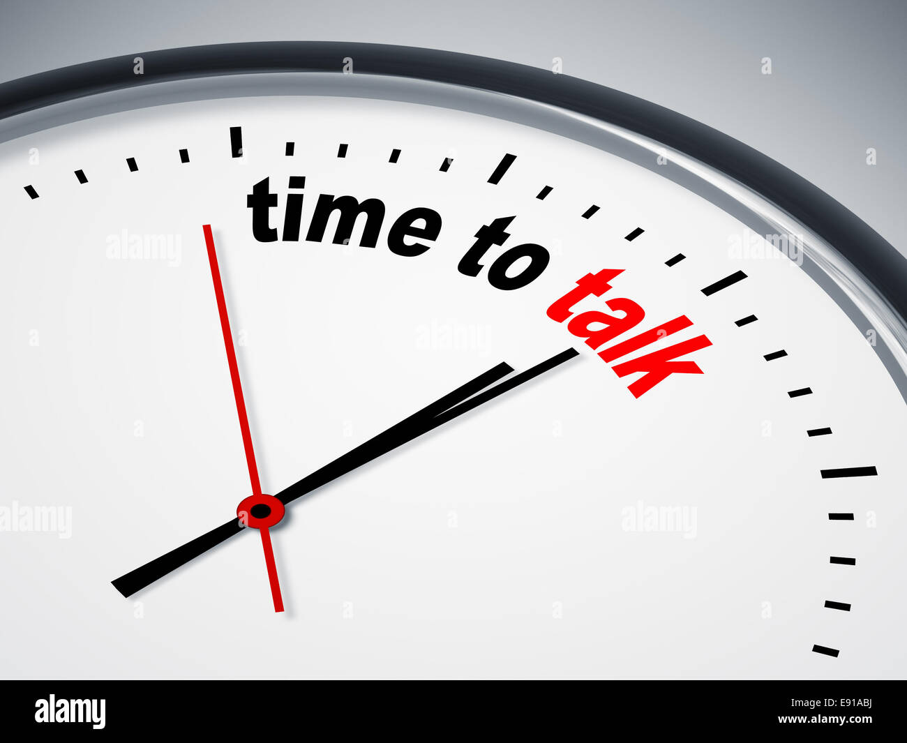 time to talk Stock Photo - Alamy