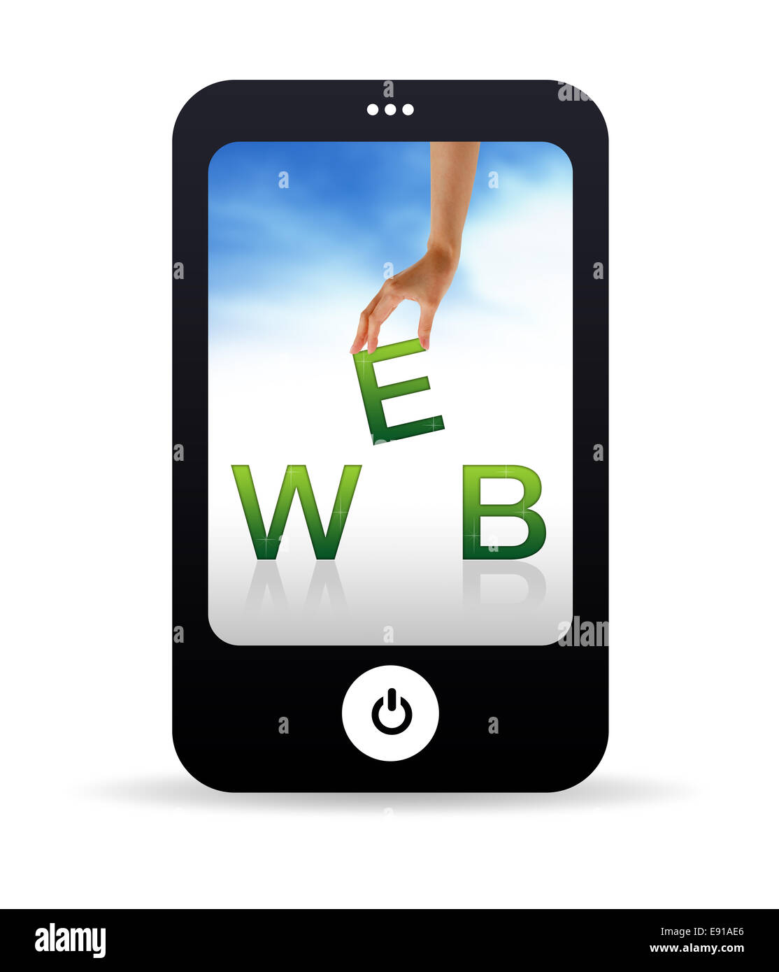 Web Mobile Phone Stock Photo - Alamy