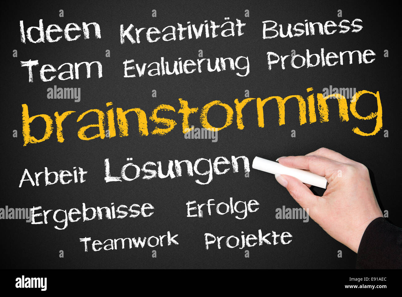 Brainstorming idee hi-res stock photography and images - Alamy