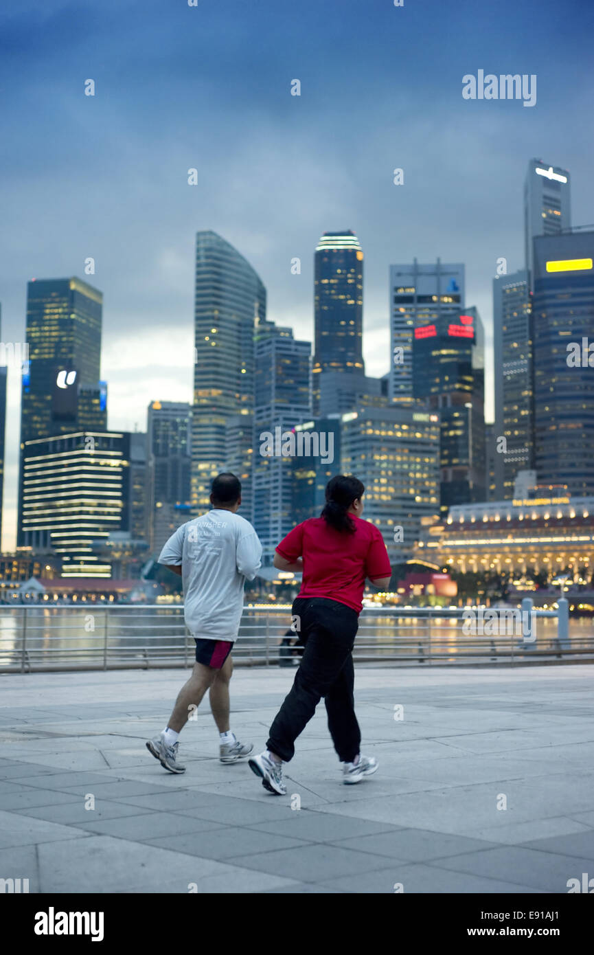 Business man running into distance hi-res stock photography and images ...
