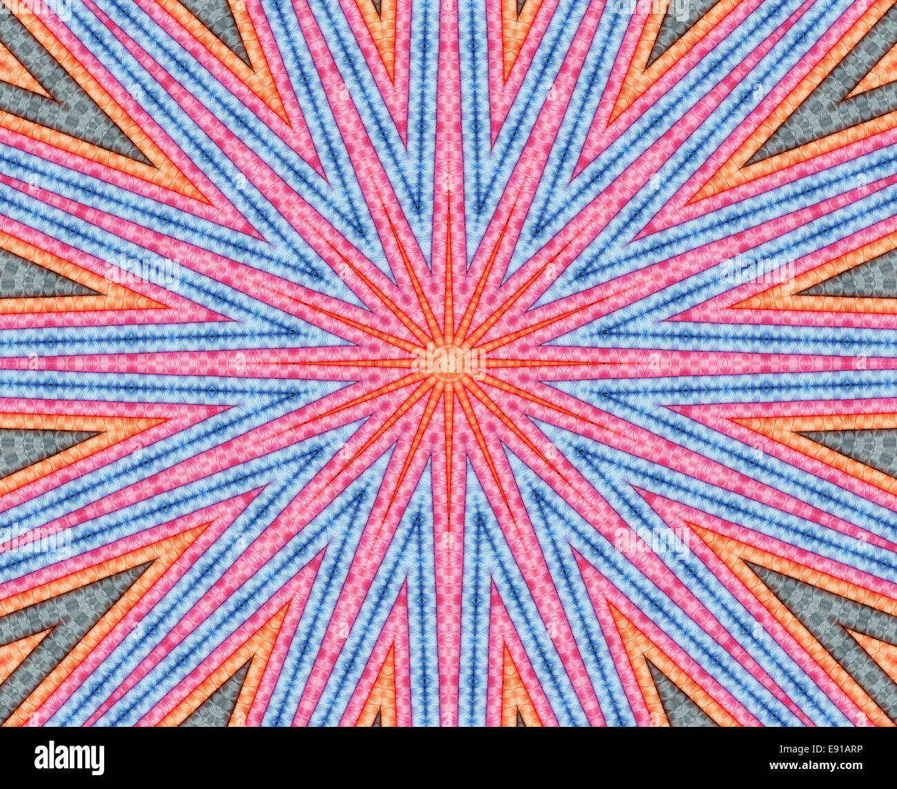 Pink Star Emotion Mandala Stock Photo - Alamy